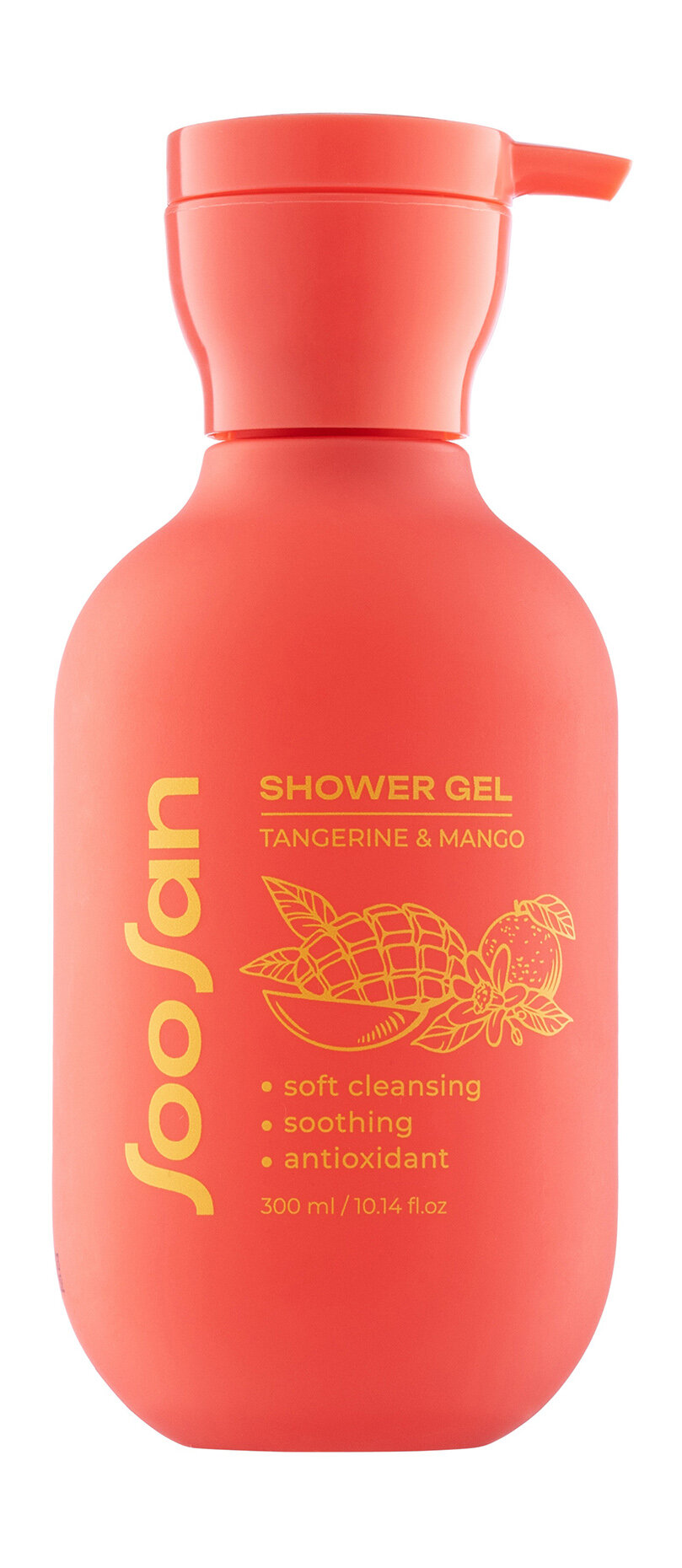 SOOSAN Гель для душа Tangerine & Mango, 300 мл