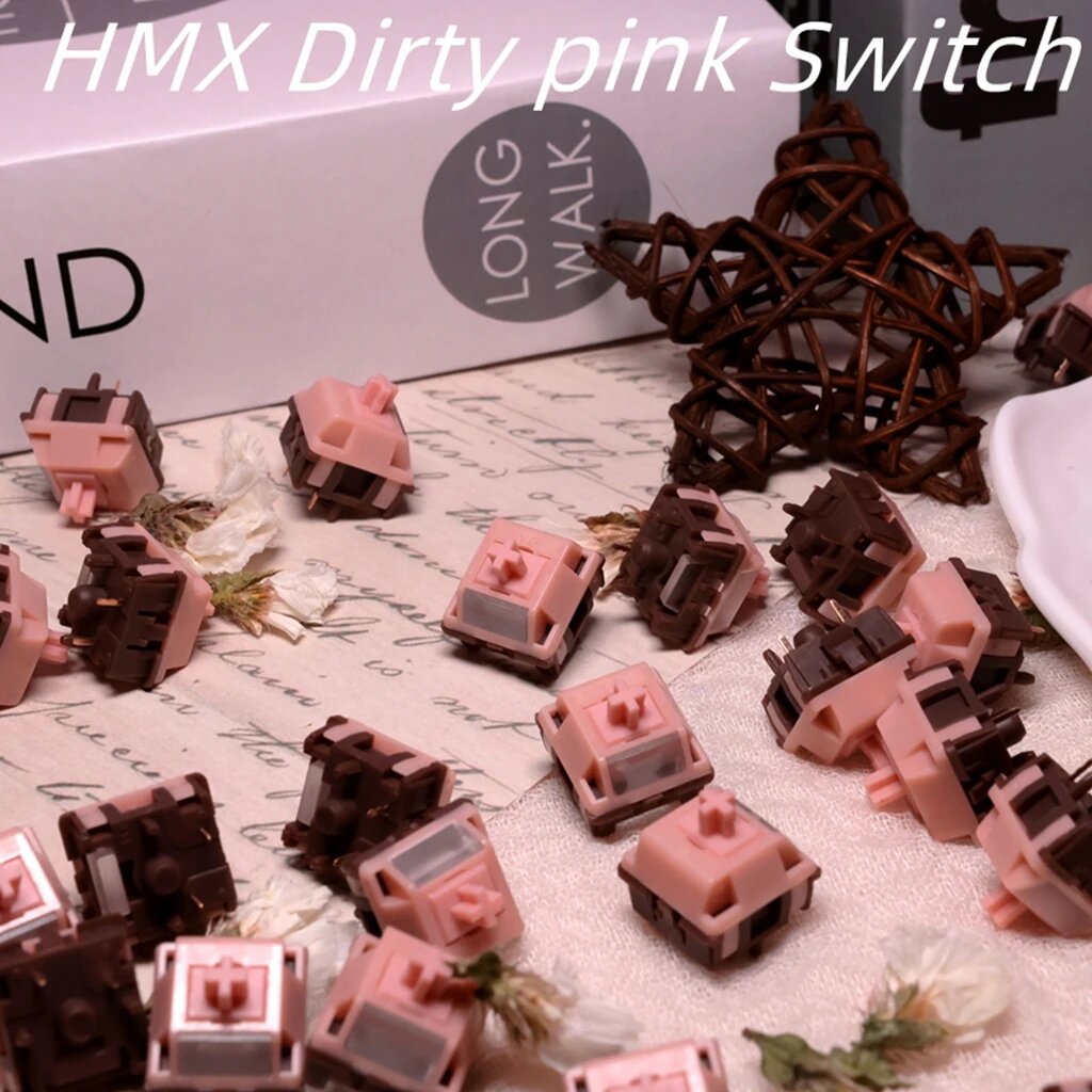 Переключатели YG X HMX Dirty Pink 5Pin 42g 80 PCS