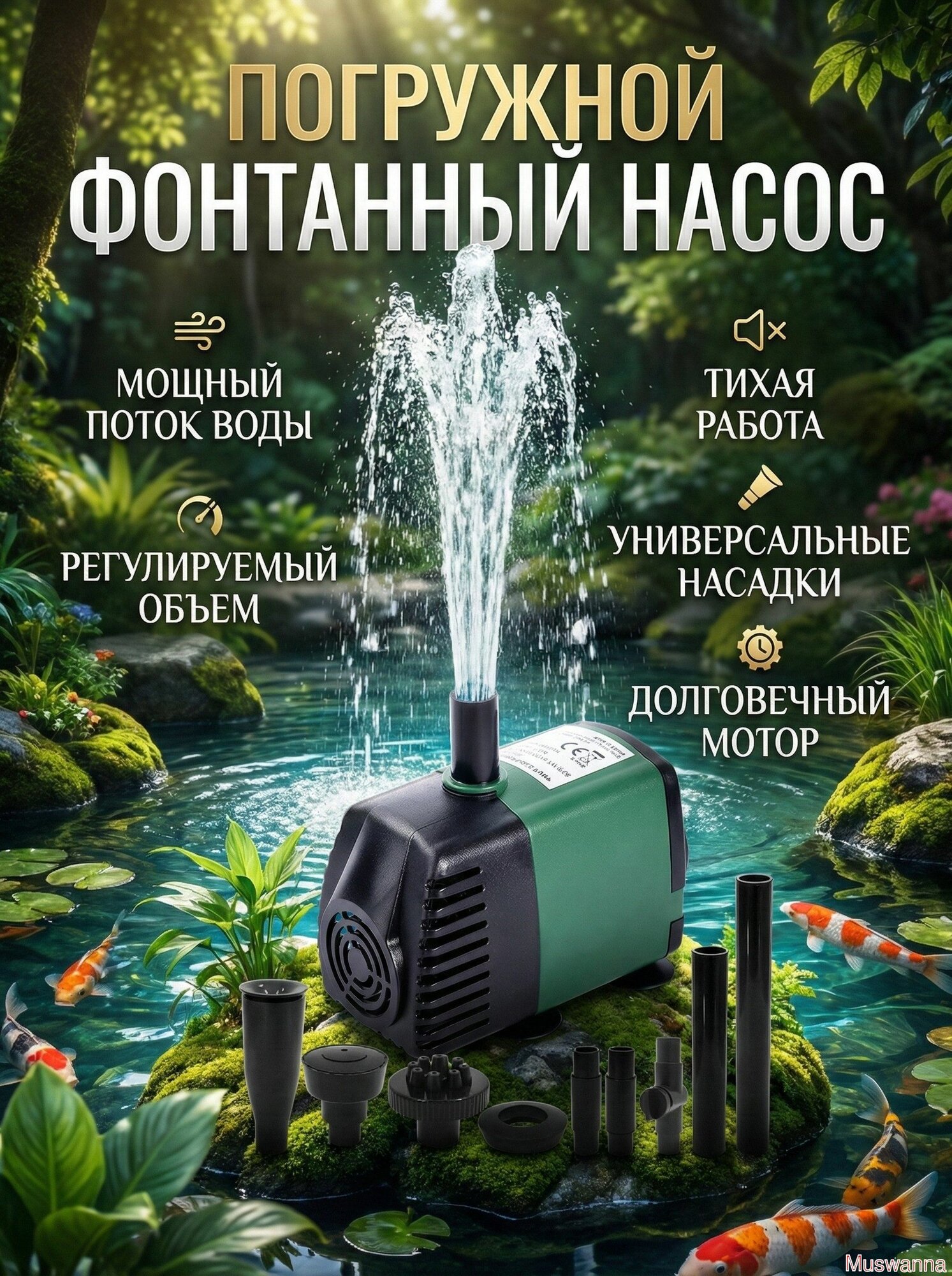 Фонтан садовый