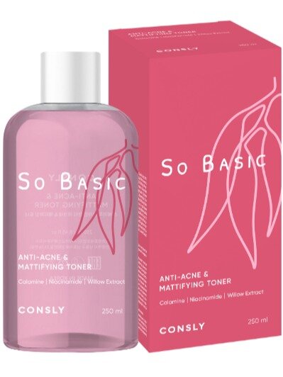 Тонеры для лица CONSLY So Basic Anti-Acne & Mattifying Toner 250 мл