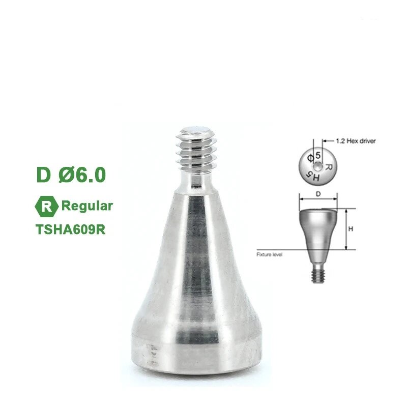 Заживляющий абатмент Osstem NEWTRY, металлический TSHA609R