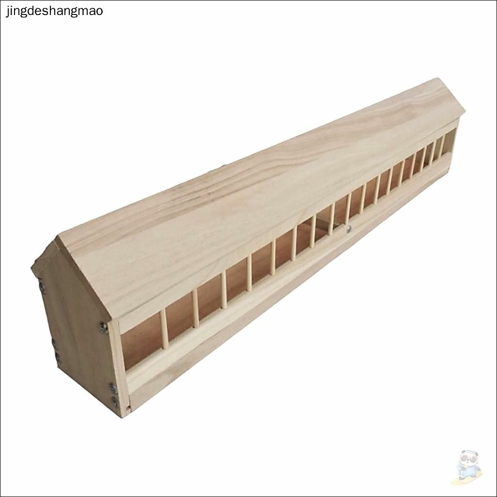 Деревянный кормушка для кур и голубей, 100cm - Три в одном