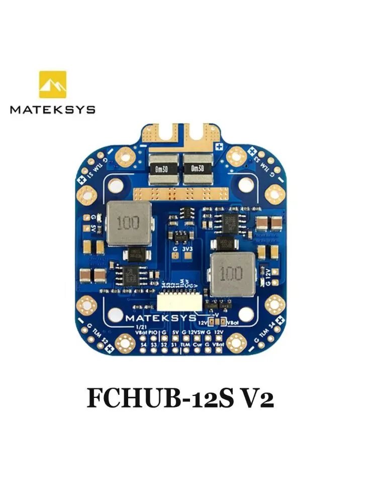 Система Matek XCLASS PDB FCHUB - 12S V2 с выходом 5V и 12V с датчиком тока 3 - 12S Lipo