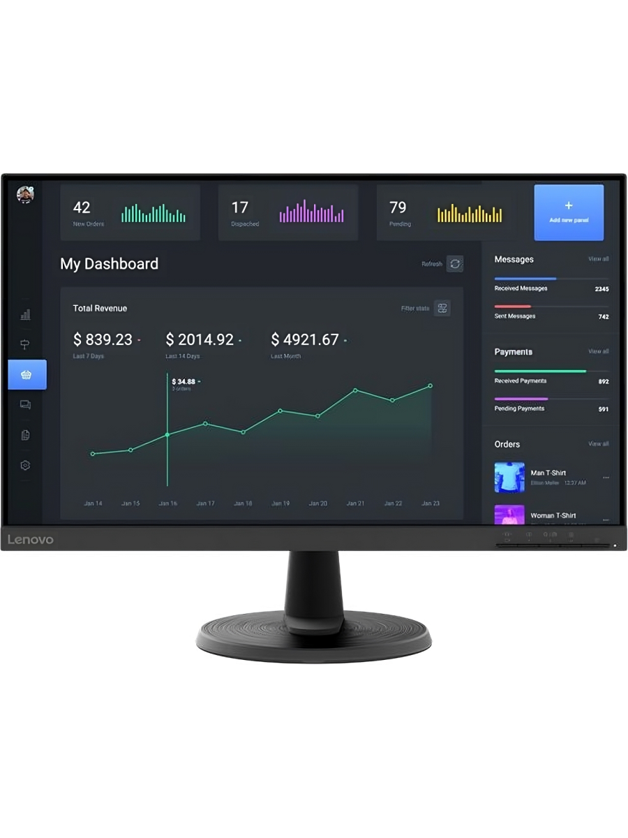 23.8 Монитор Lenovo ThinkVision C24-40 23.8 VA 75 Гц 1xHDMI