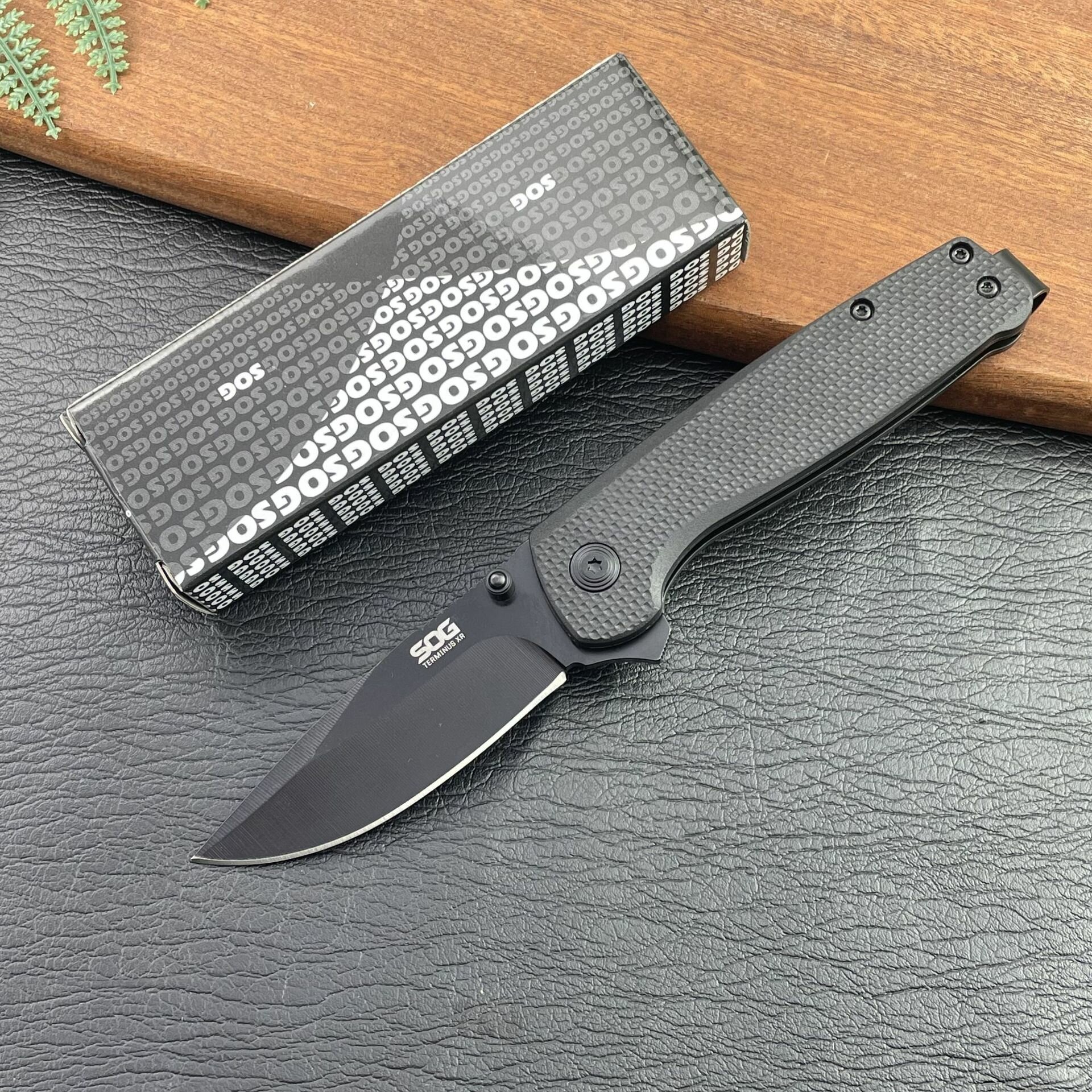 SOG Малый складной нож высокой твердости с пластиковой рукоятью, для кемпинга и самообороны