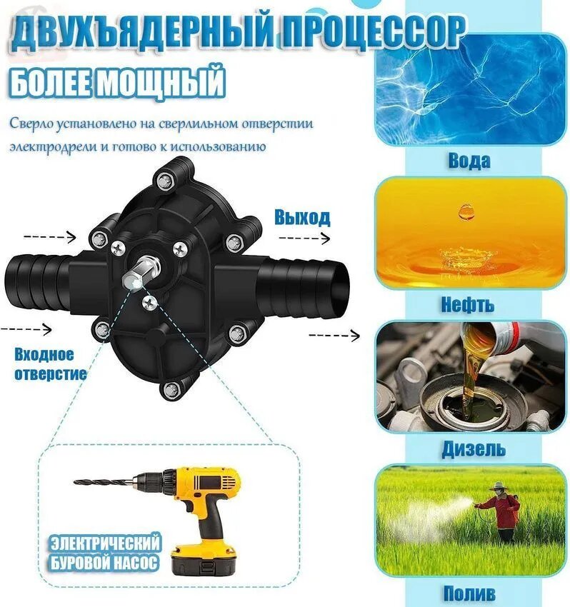 Насадки для насоса — фото 1