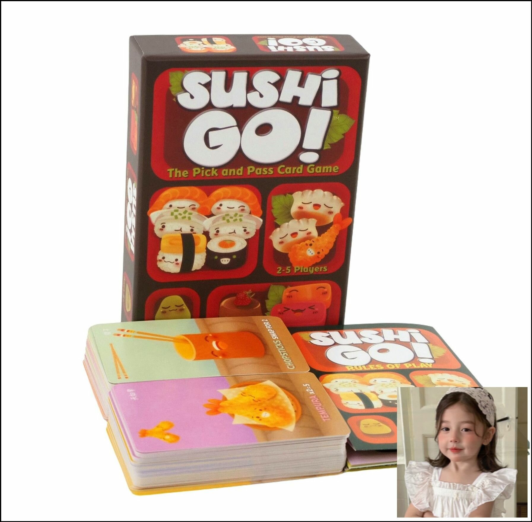 Настольные игры Sushi Go! Игра Карточная Семейные подарки детям