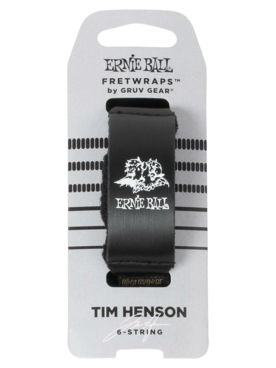 ERNIE BALL 9628 - демпфер гитарный Tim Henson, короткий, для 4-стр бас-гитары, 6 стр гитары, укулеле