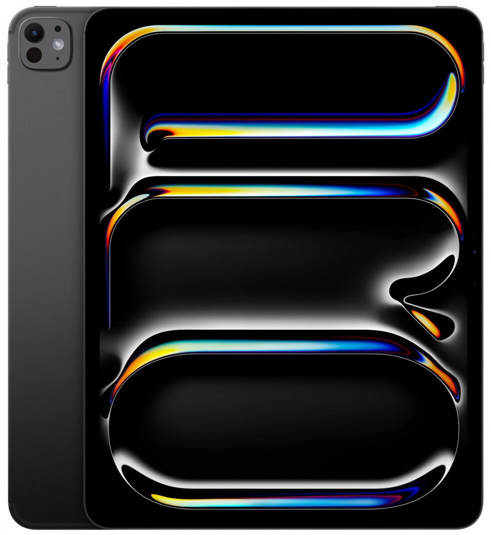 Планшет Apple iPad Pro 13 M4 (2024) 2Tb, Wi-Fi + Cellular, Space Black Nano Texture Glass (Черный)
