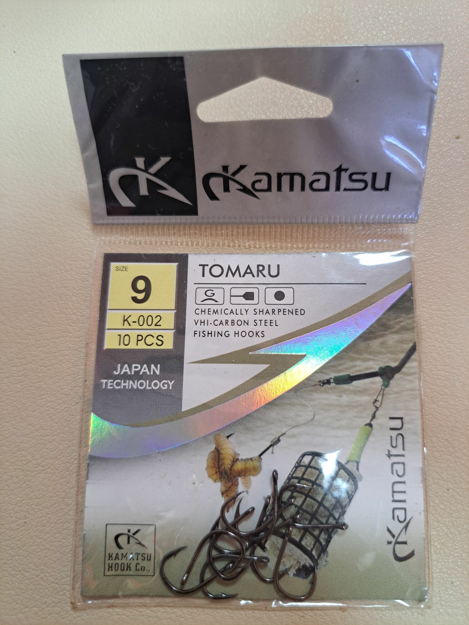 Kamatsu Крючки рыболовные, 9 размер