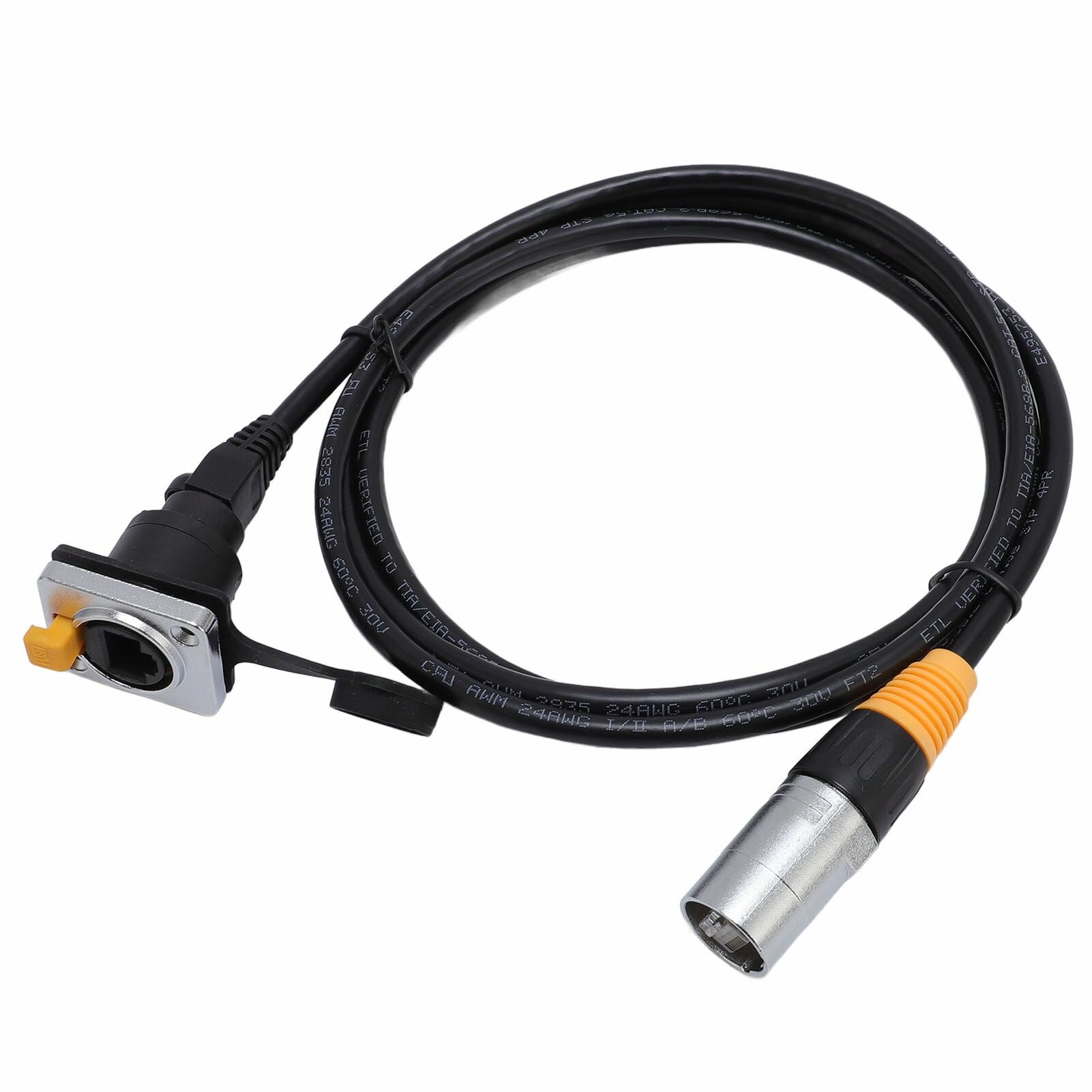 Удлинительный кабель Ethernet STP длиной 1,5 м, разъемы RJ45 папа и мама , водостойкий сетевой адаптер LAN со стабильным соединением и прочной конструкцией