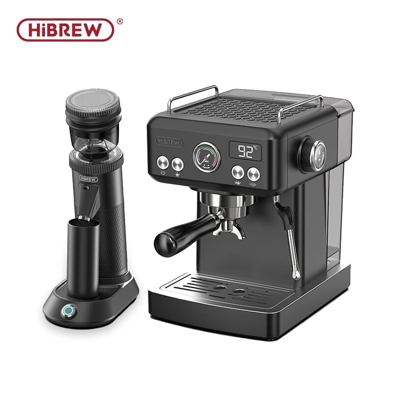 Электрический кофемол HiBREW G5 с коническими жерновами 48 мм компактный портативный помол кофе для эспрессо и турецкого кофе для кухни