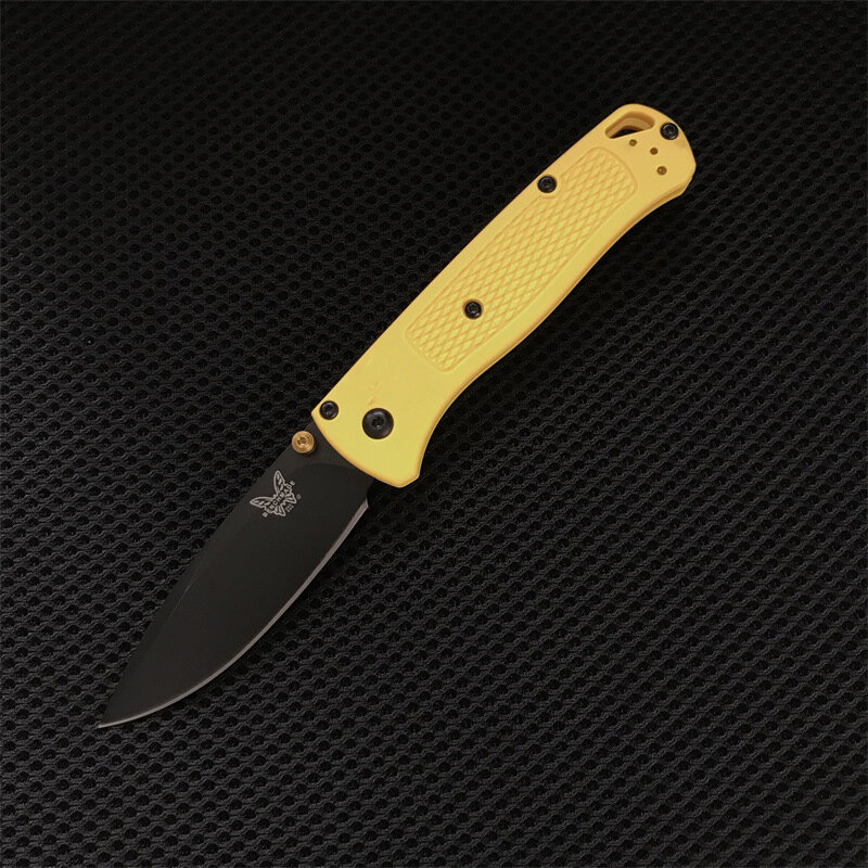 Benchmade535 Компактный складной нож с рукоятью из нейлона со стекловолокном, удобен для ношения в кармане, подходит для отдыха на природе и самозащиты
