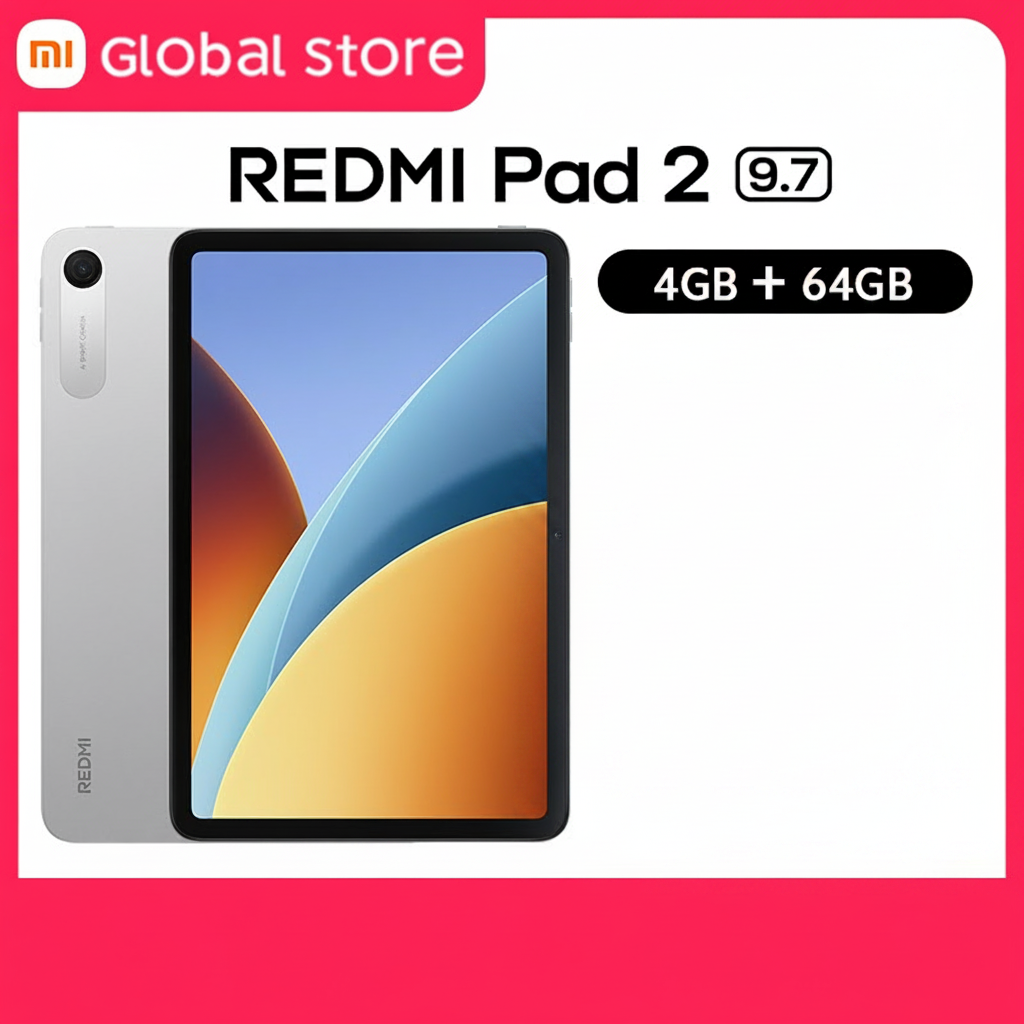 Планшет Xiaomi Redmi Pad 2, 9.7", 4/64ГБ, Wi-Fi, Android