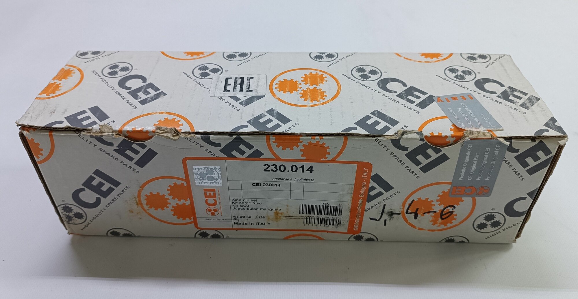Ремкомплект шкворня 50x236 с подш RVI AE420TI/520 , арт. 230014 CEI