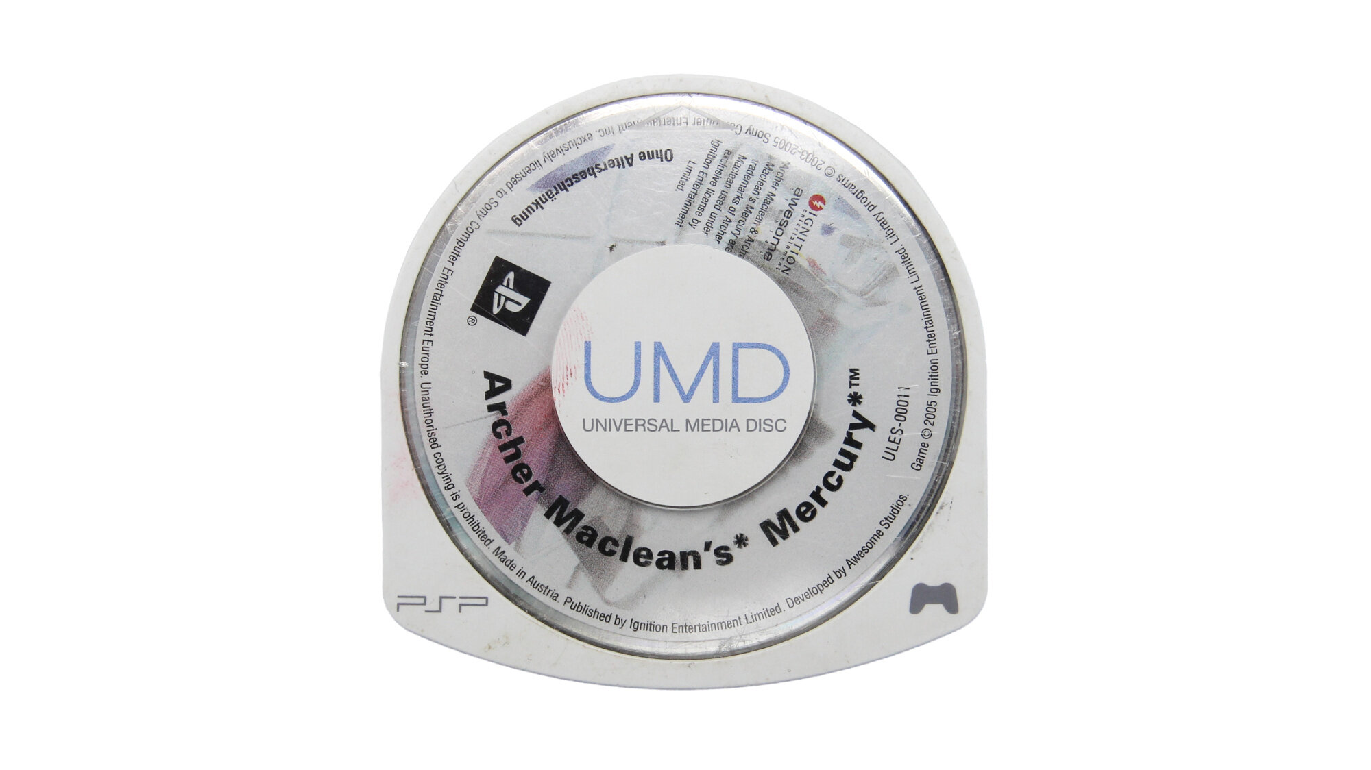 Archer Maclean's Mercury (PSP, без коробки)