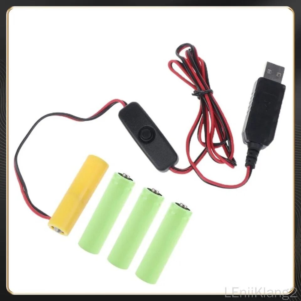 USB-преобразователь питания AA Battery Eliminator заменяет 4шт батареек типа АА 1,5 В