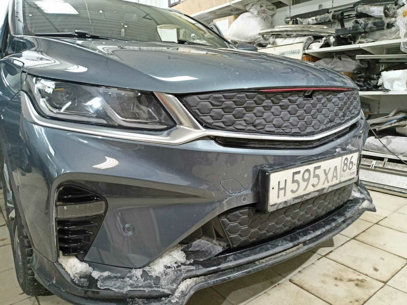 Утеплитель радиатора Экономия топлива Geely Coolray Джили Кулрей (2019-н. в.)Камера