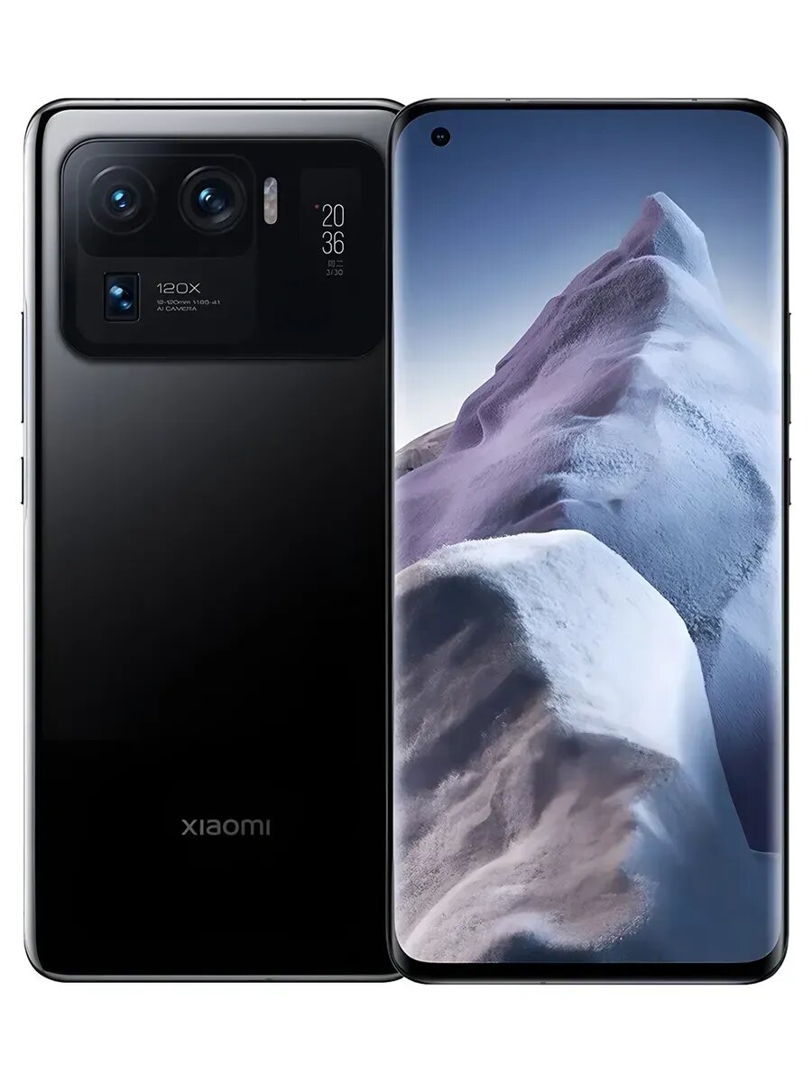 Смартфон Xiaomi 11 Ultra, 12/256 ГБ, изогнутый AMOLED-экран 6,81 дюйма, Nano SIM-карта, черный