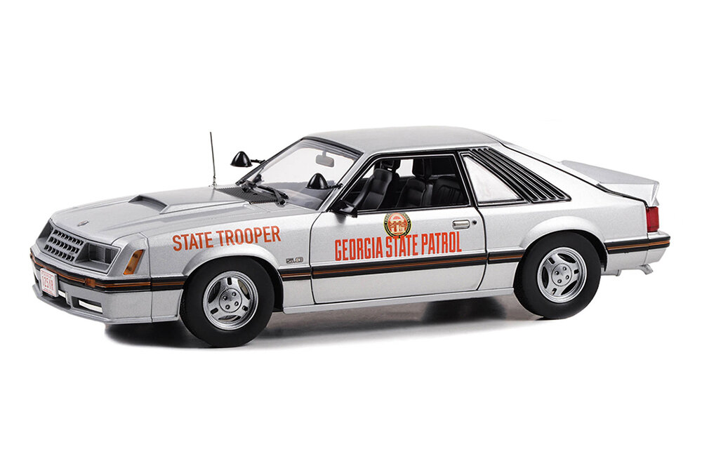 Модель коллекционная GREENLIGHT Ford mustang ssp "georgia state patrol state trooper" 1982