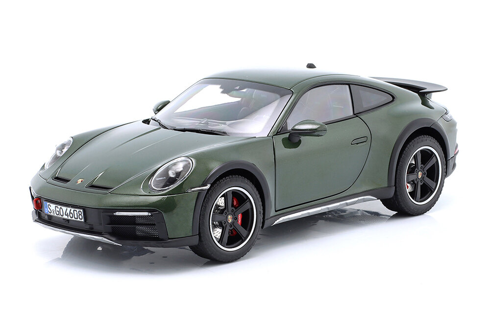 Модель коллекционная NOREV Porsche 911 (992) dakar 2023 green metallic / порше дакар зеленый