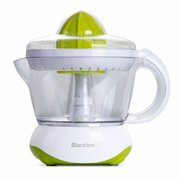 Соковыжималка электрическая Blackton / Блектон Bt J1110 для цитрусовых пластик цвет белый 1 скорость объем 700мл мощность 25Вт / техника для кухни