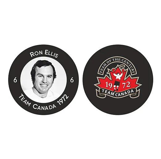 Rubena Шайба Team Canada-USSR 1972 ELLIS 2-ст.