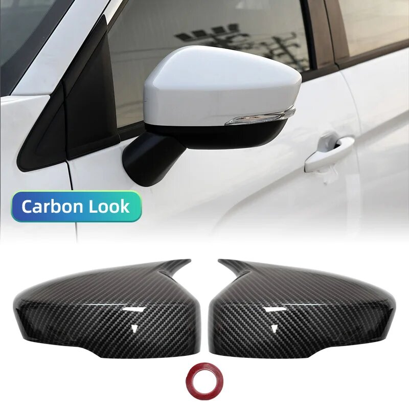 Накладка зеркала Carbon Look Mitsubishi Eclipse Cross 2018-2023