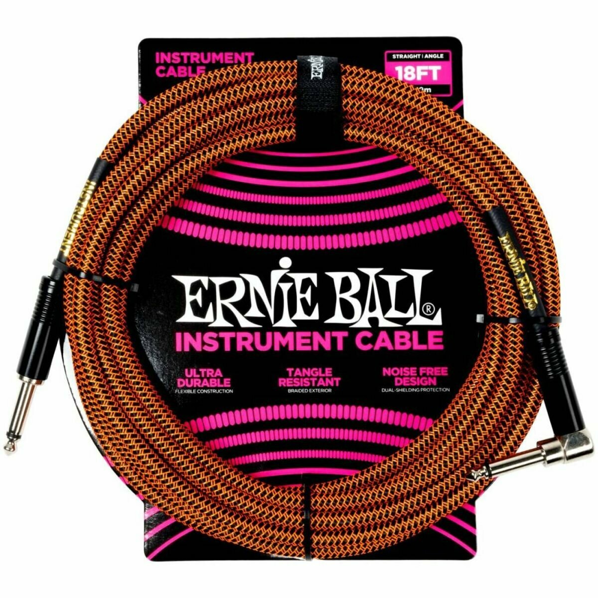 ERNIE BALL 6471, 5.49м - Инструментальный кабель
