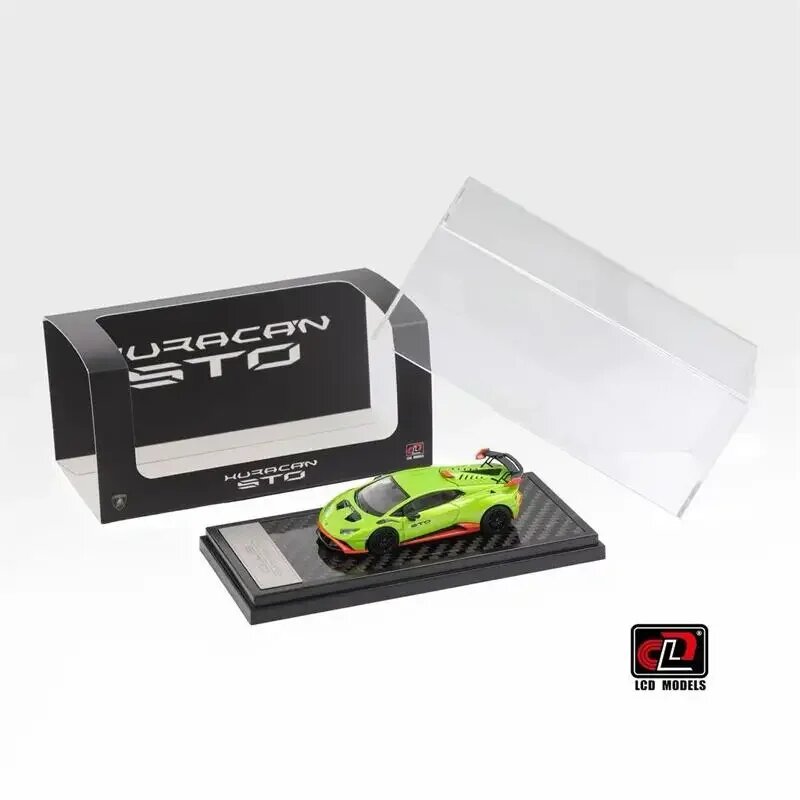 Модель автомобиля Lamborghini Huracan STO 1:64, зеленый