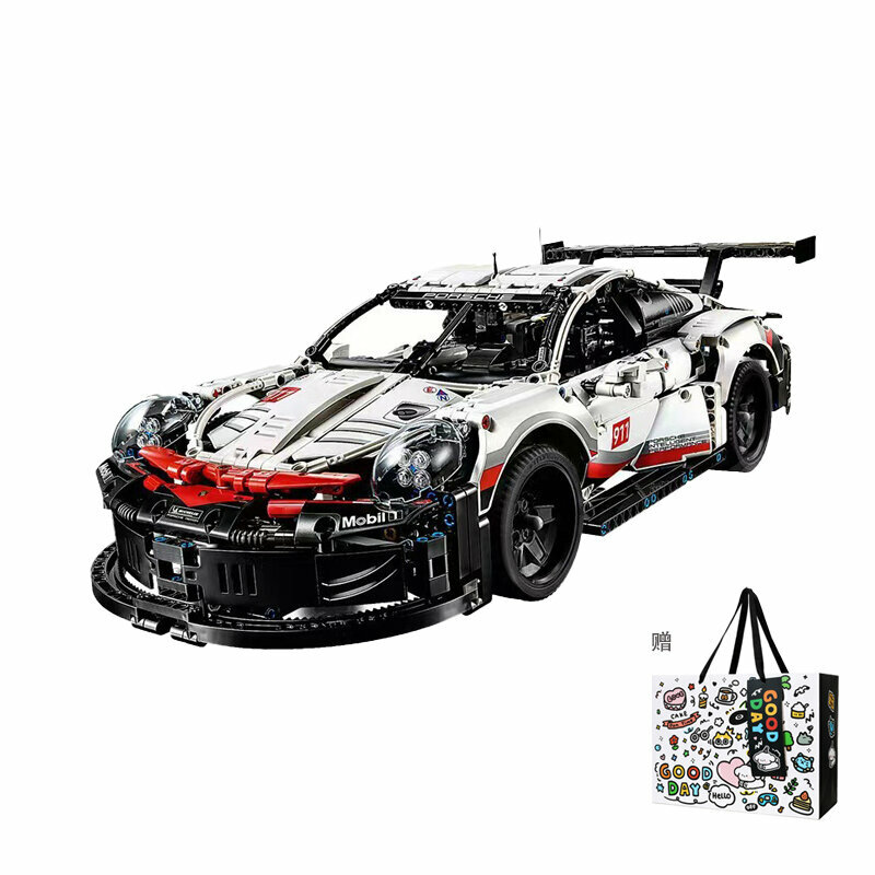 Конструктор унисекс OLOEY Porsche 911, 911 1580PCS (Static Version)[Graffiti Shopping Bag]