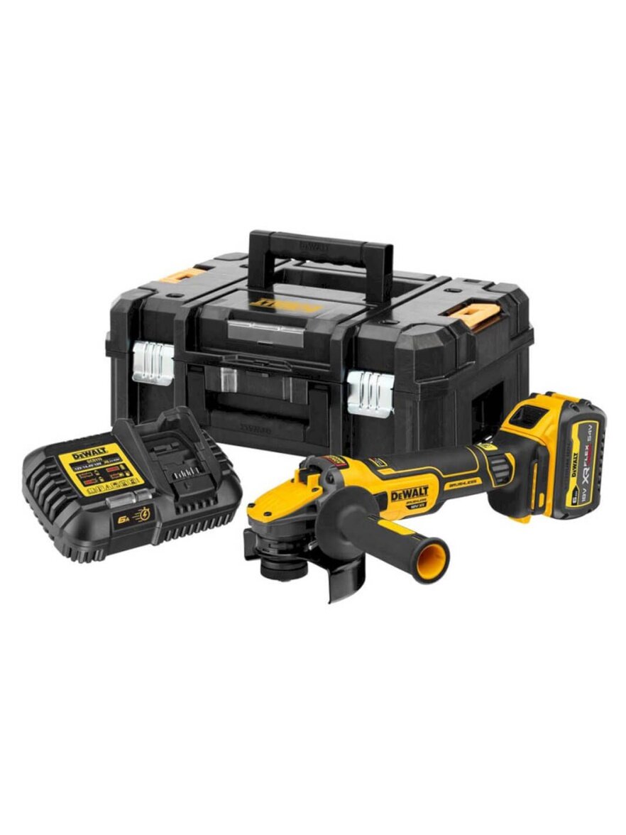 Шлифмашина угловая аккумуляторная Dewalt DCG409VST1-QW