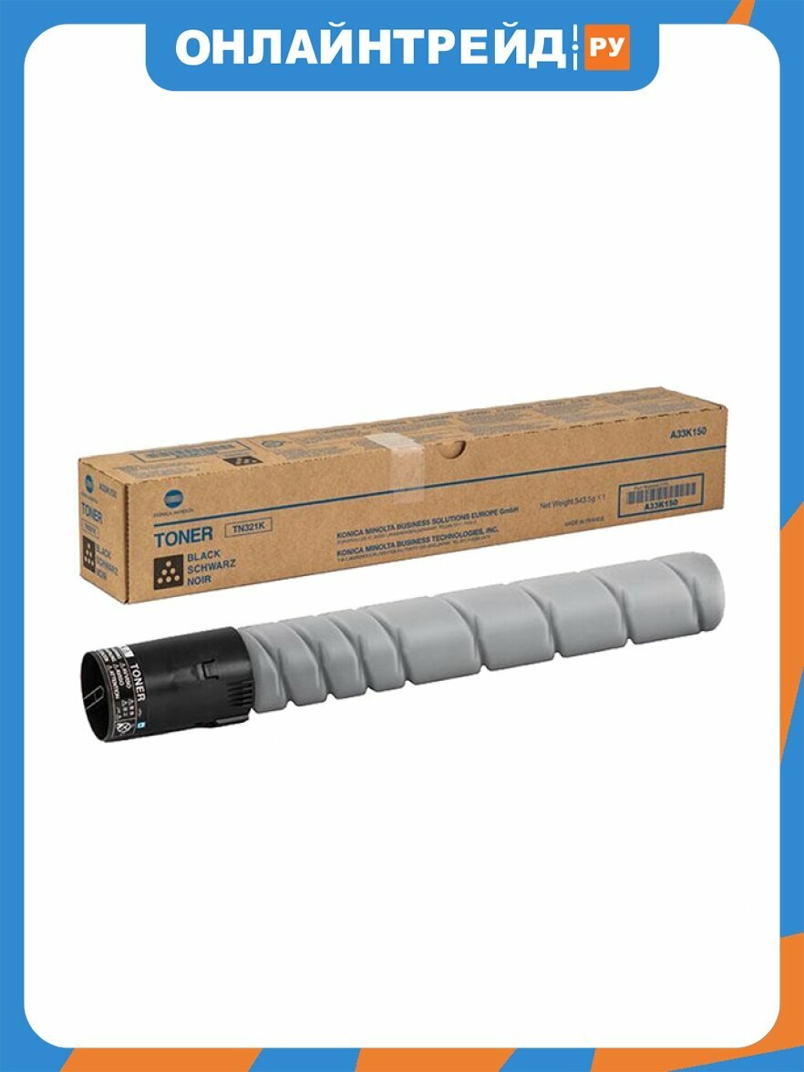 Картридж Konica Minolta TN-321K, для Konica-Minolta bizhub C224/C284/C364/е-серия