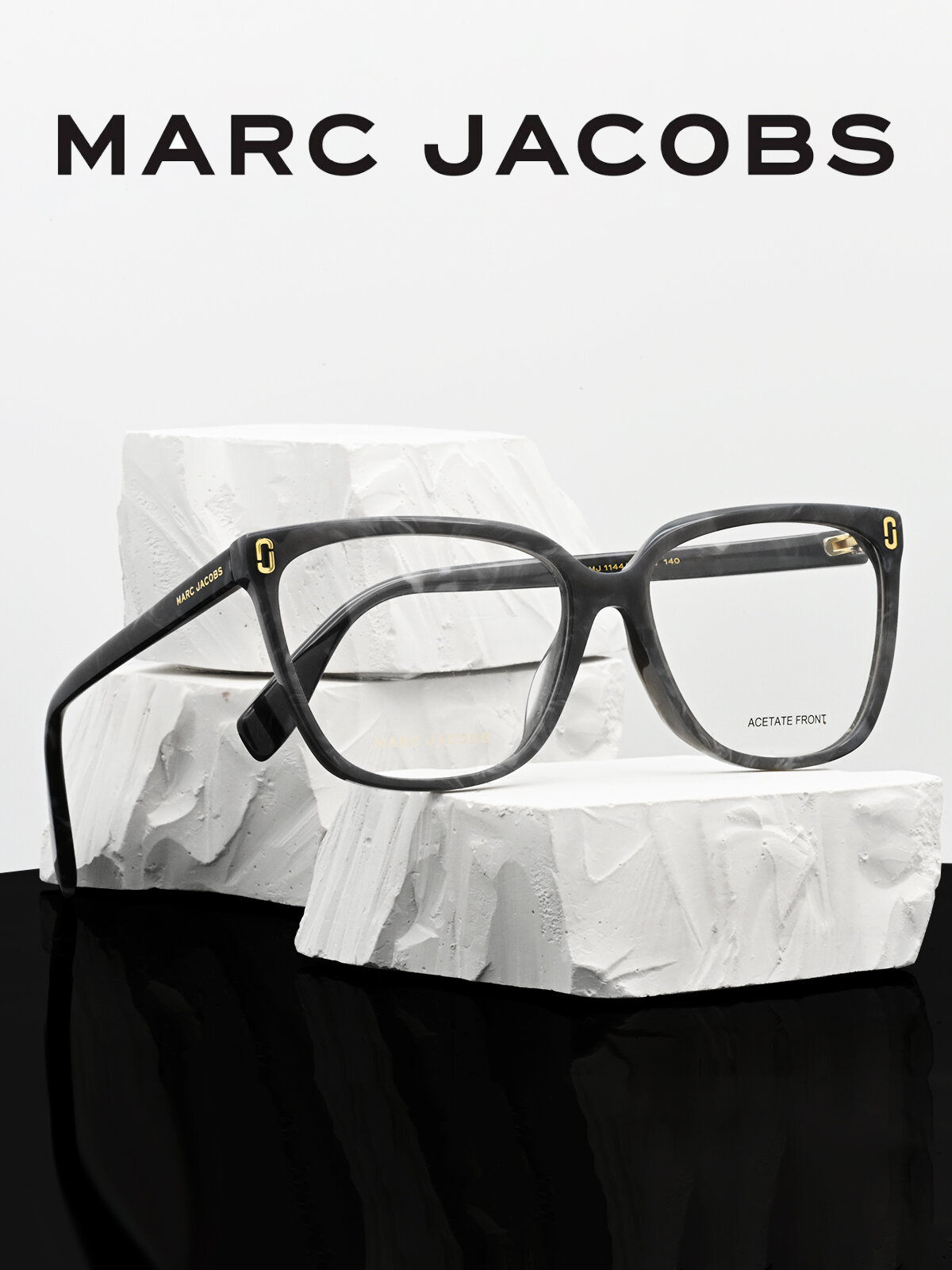 Оправа для очков MARC JACOBS MJ 1144/G UAV пол Женский форма оправы Кошачий глаз цвет оправы Серый