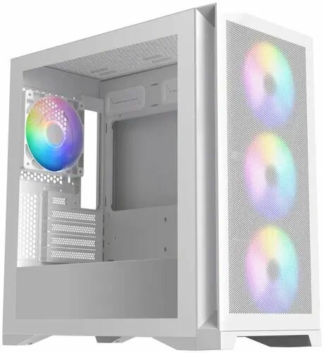Компьютерный корпус ARDOR GAMING Aeris RM1 (GAMING AERIS RM1) белый - Mini Tower, Micro-ATX, USB 2.0 Type-A, USB 3.2 Gen 1 Type-C