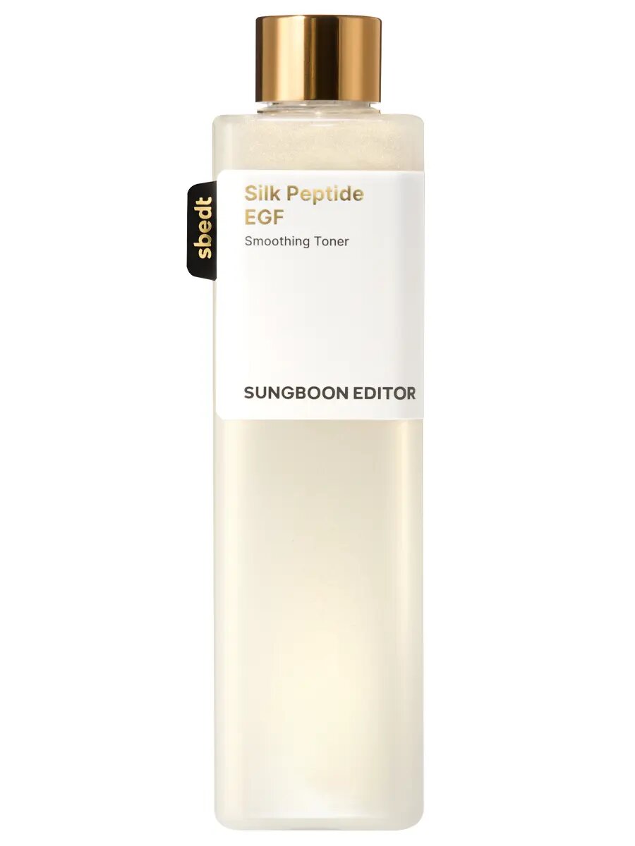 Sungboon Editor Омолаживающий тонер с EGF и пептидами Silk Peptide EGF Intensive Smoothing Toner 300 мл