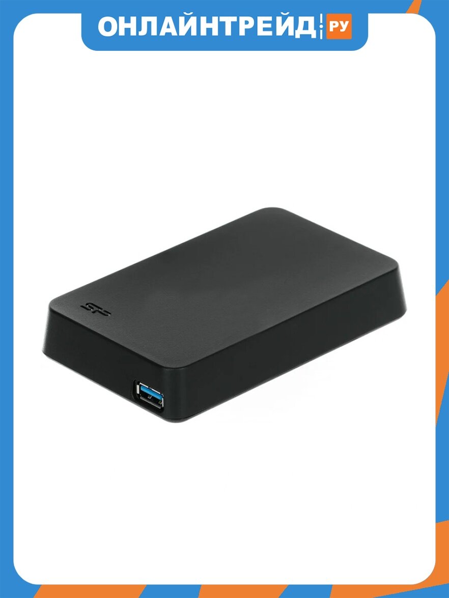 Внешний жесткий диск Silicon Power Stream S05, 2 ТБ, USB 3.2 Gen 1 (SP020TBPHD05SS3K) черный