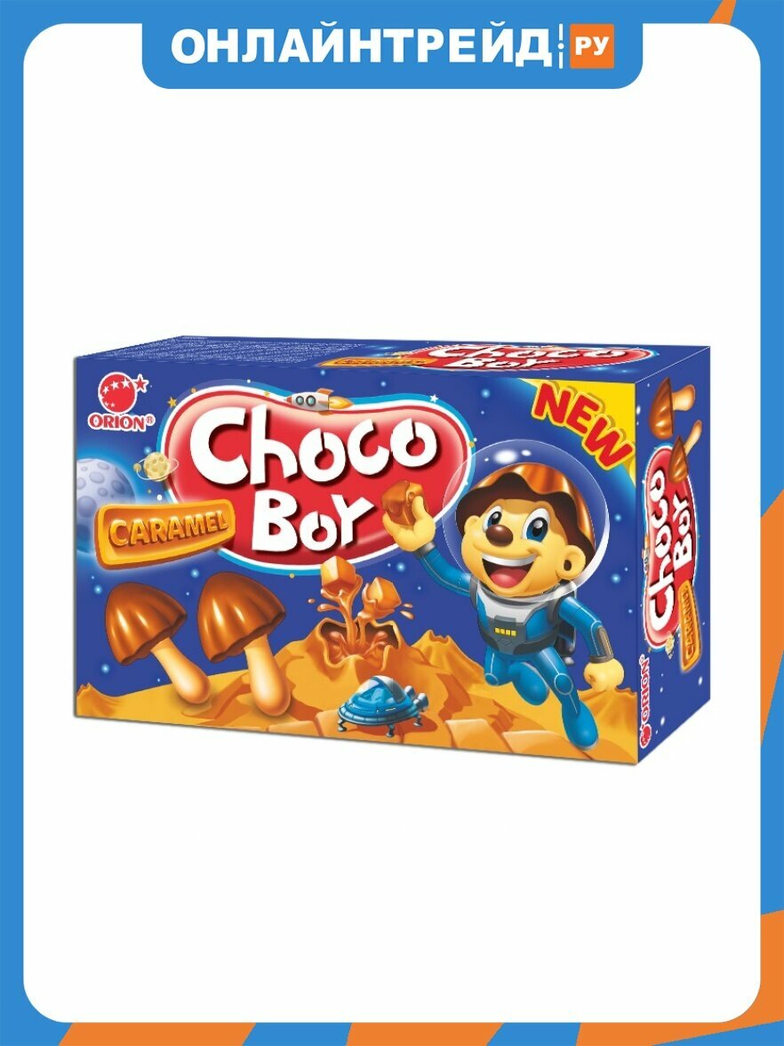 Печенье Orion Choco Pie ORION "CHOCOBOY CARAMEL" 45 г