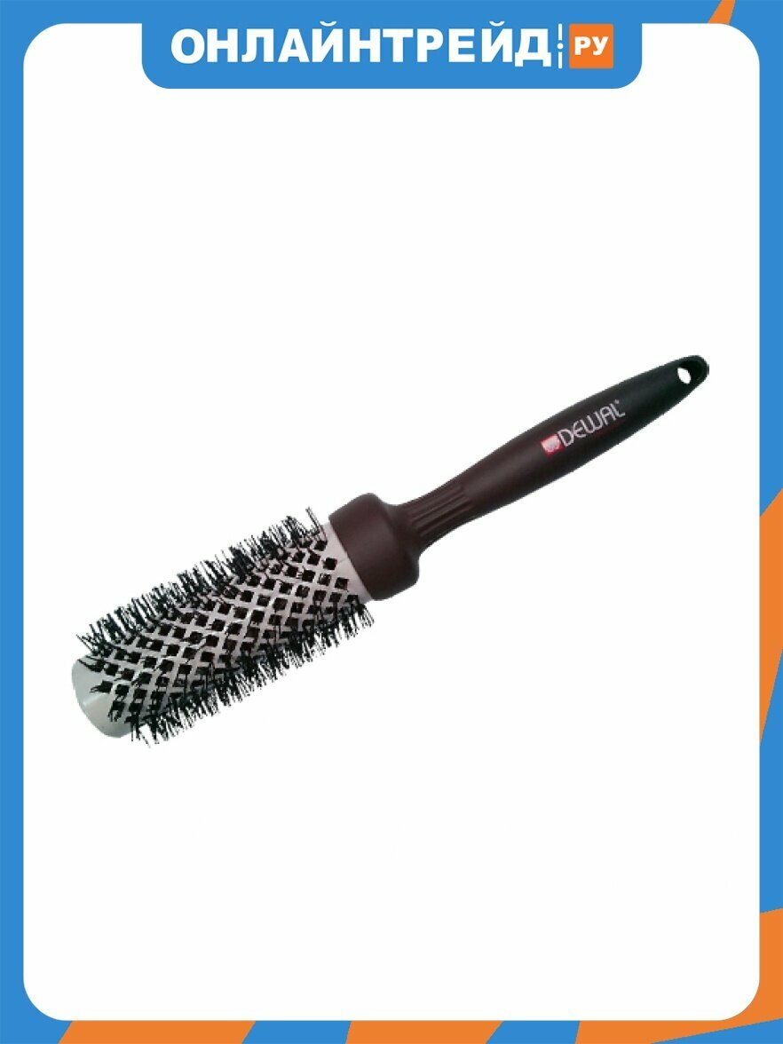 Термобрашинг Dewal Professional DEWAL MOKKA, с волнистой щетиной d33х50мм