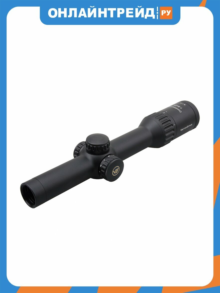 Прицел Vector Optics Continental Hunting ED 1-8x24, German-4, подсветка красная, 30мм, 1/2 МОА, IP67, 470г