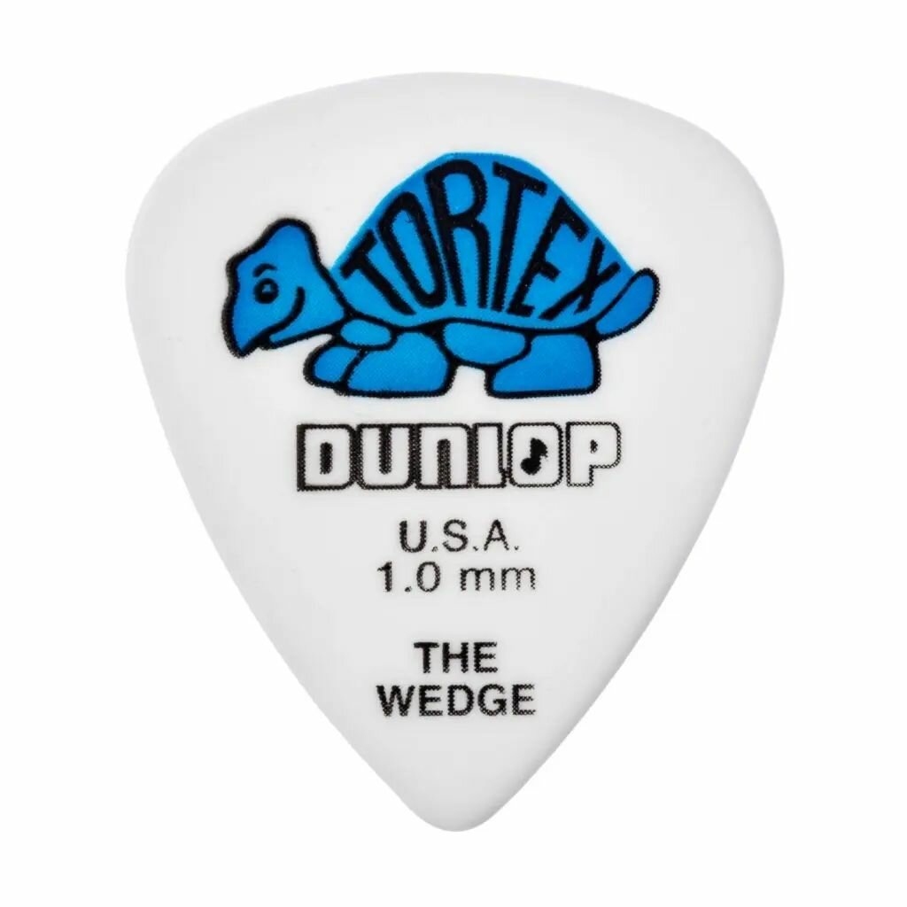 Медиаторы Dunlop Tortex Wedge 424R1.00, 72 штуки, 1.0 мм