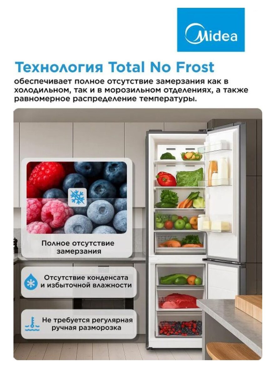 Холодильник Midea MDRB522MGE46OD — фото 1