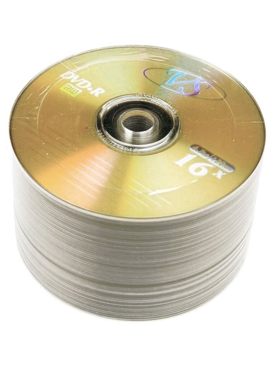Диск VS DVD+R 4,7 GB 16x Bulk/50 — фото 1
