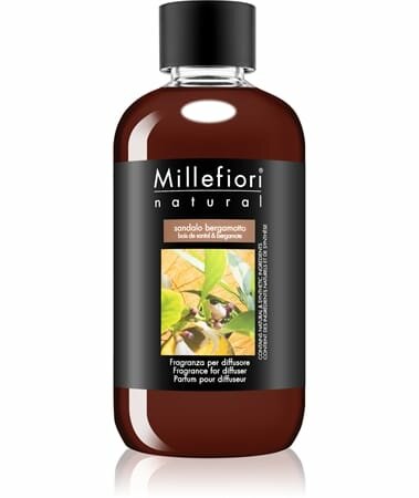 Наполнитель для ароматического диффузора Millefiori Milano Sandalo Bergamotto, 250 мл