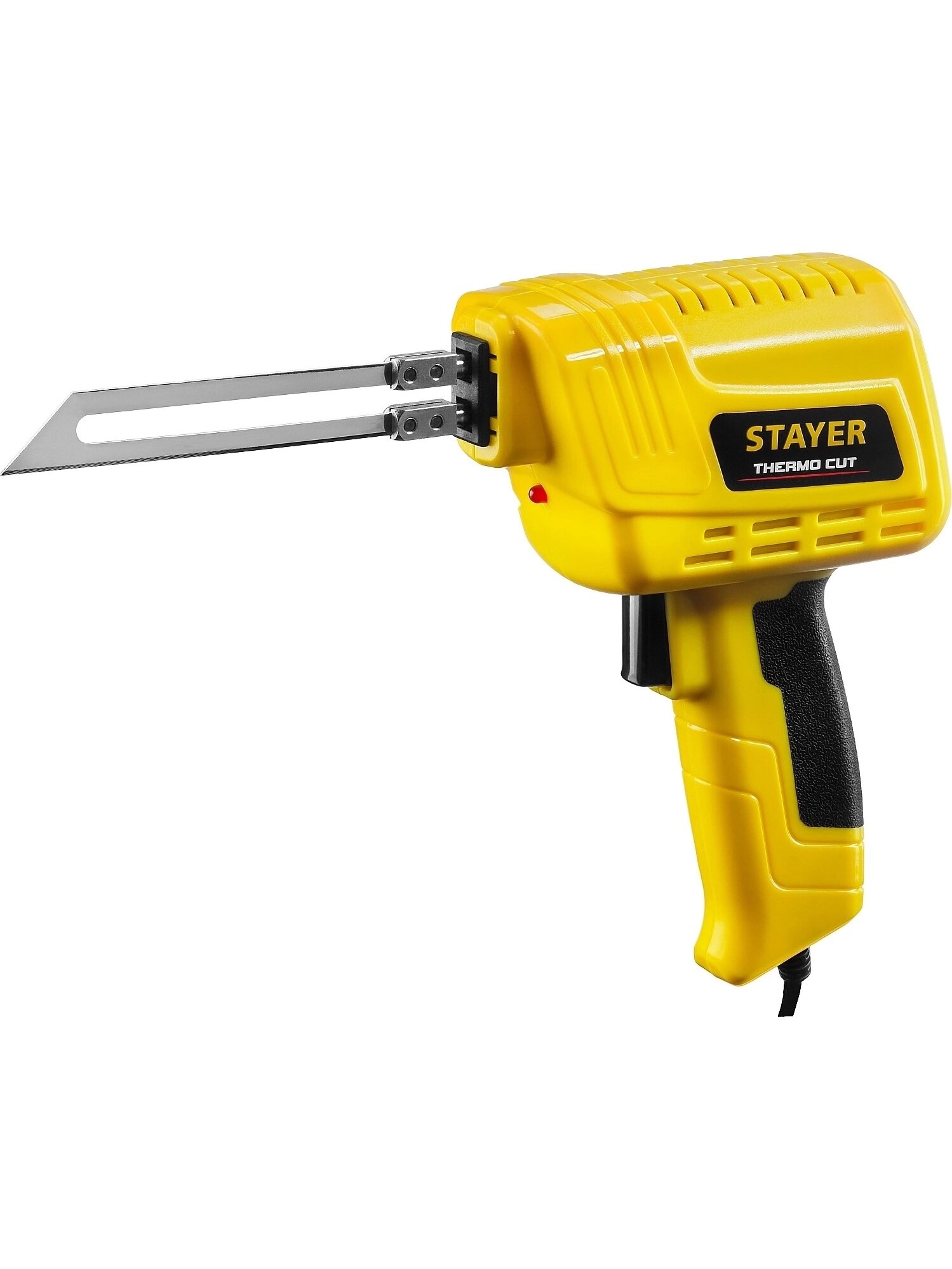 Прибор для терморезки STAYER Thermo cut, 150 Вт, в наборе: 2 ножа, быстрый рез пенопласта + пластика