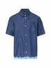 Рубашка Bleached-effect short-sleeve shirt
