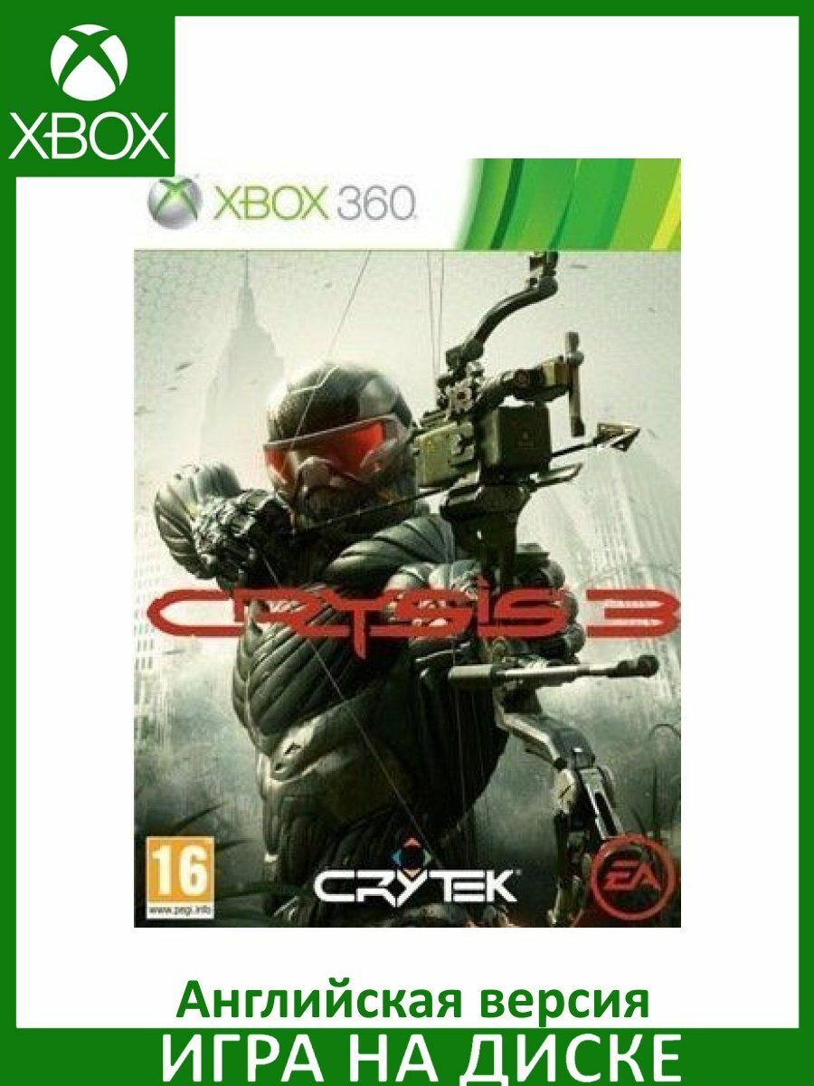 Игра Crysis 3 Xbox 360, Xbox One Диск Английская версия
