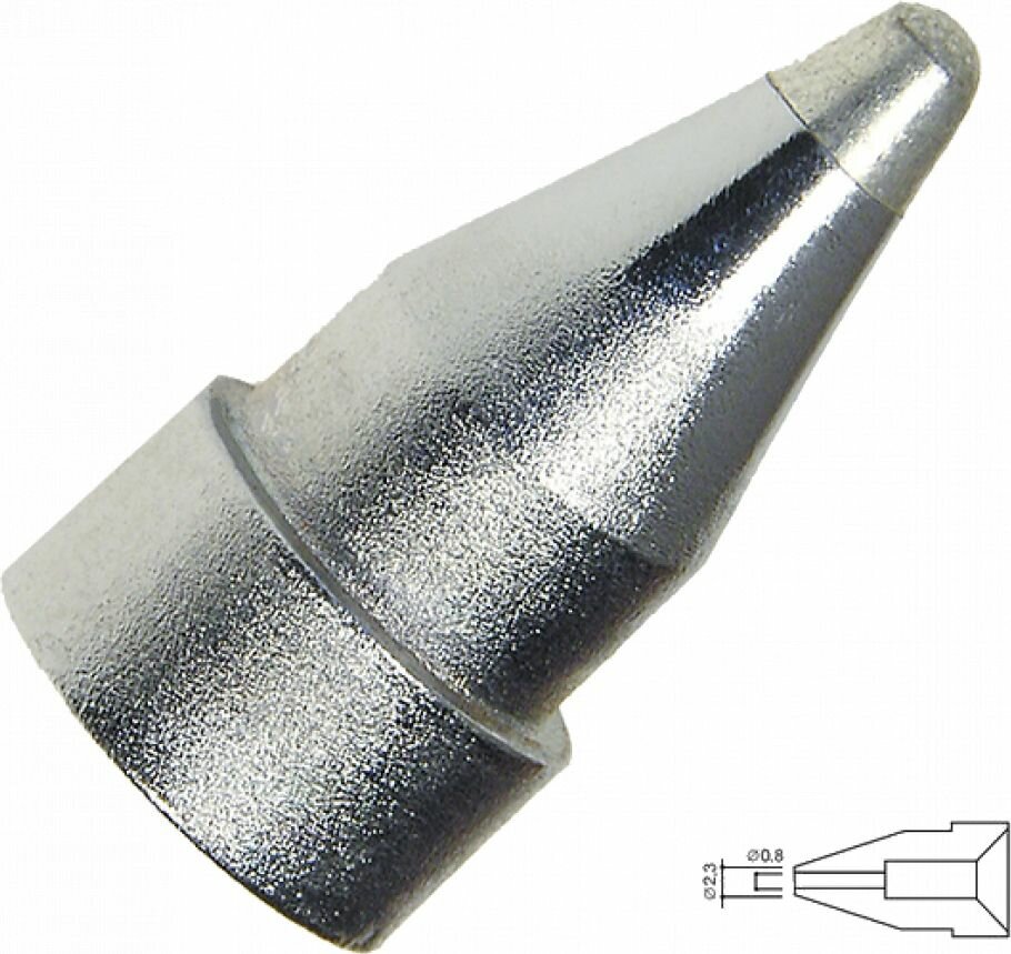 QUICK A1004, сменный наконечник Quick-201B 0.8мм, 1шт
