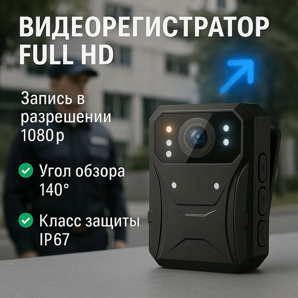 Персональный видеорегистратор L45 нагрудный