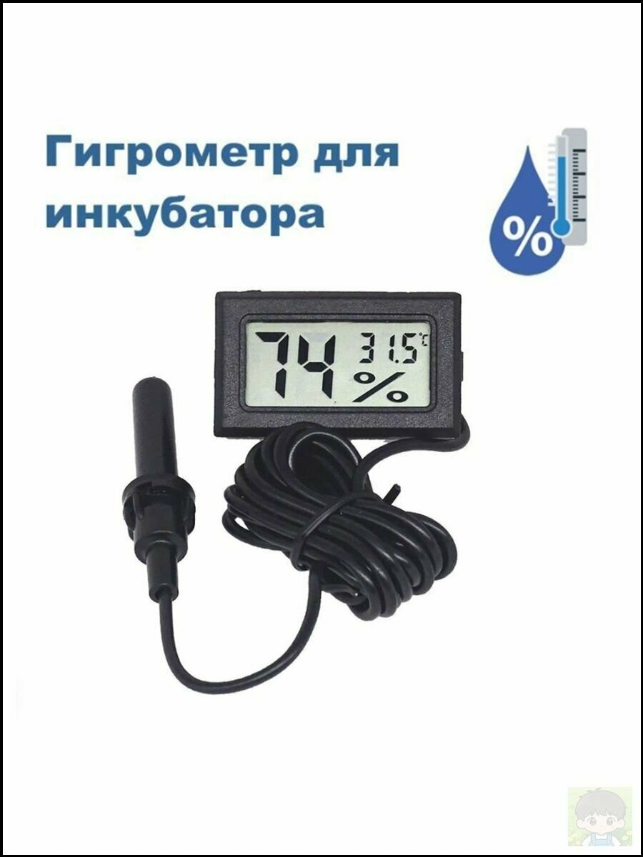 Термометр черный